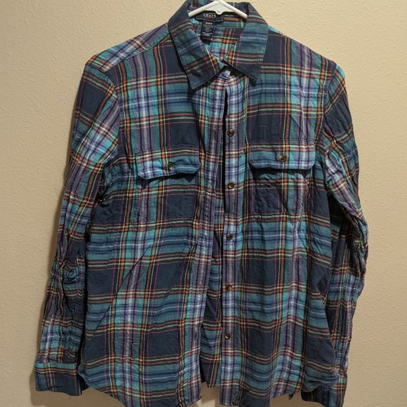 Chaps | Tops | Multi Colored Plaid Flannel From Chaps | Poshmark